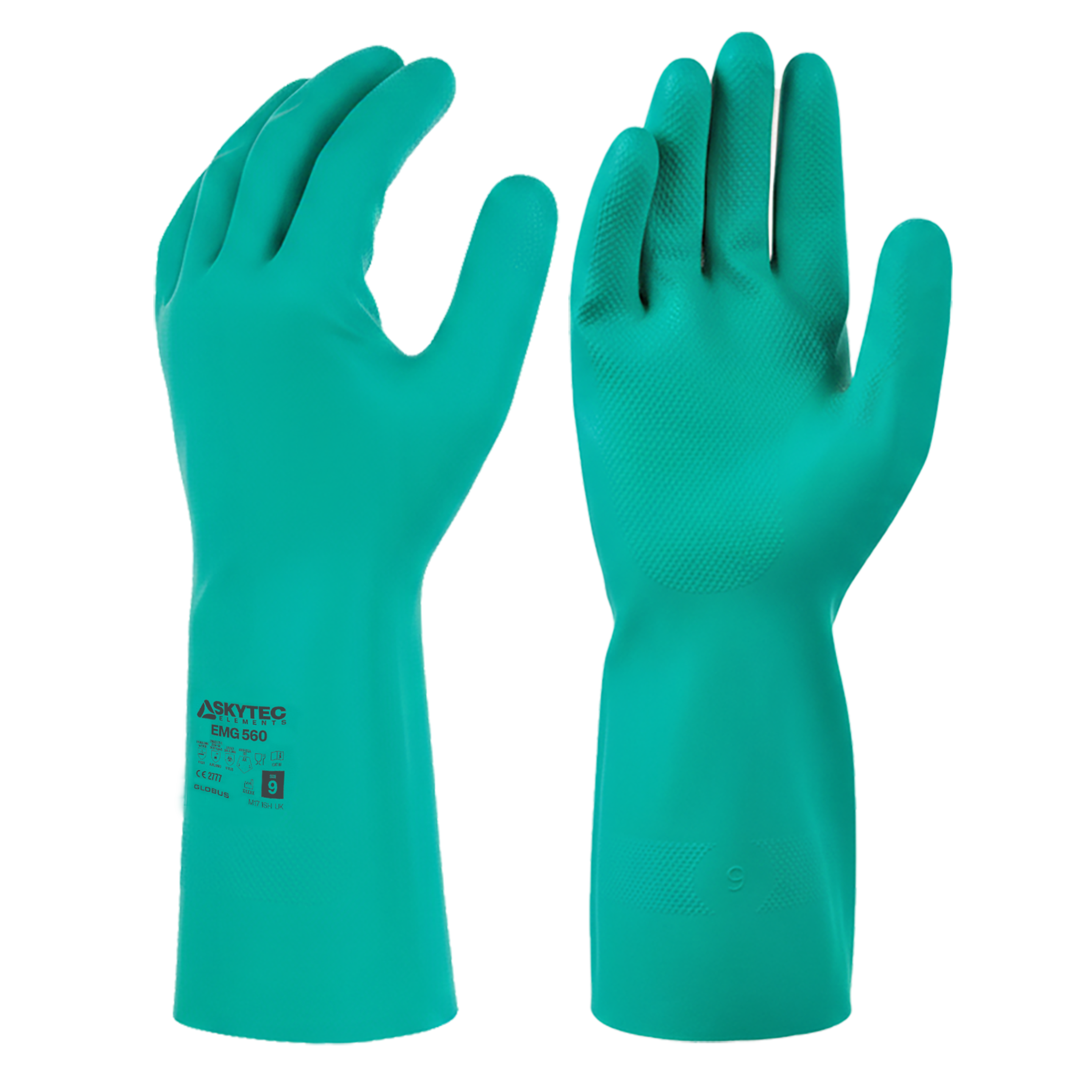 SKYTEC ELEMENTS EMG560 Chemical Resistant Food Safe Nitrile Gauntlet G
