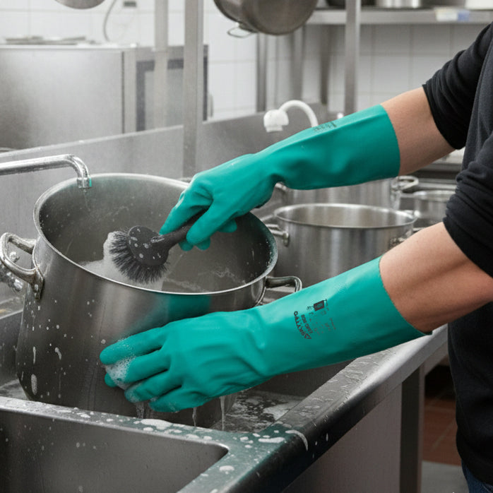 SKYTEC ELEMENTS EMG560 Chemical Resistant Food Safe Nitrile Gauntlet G