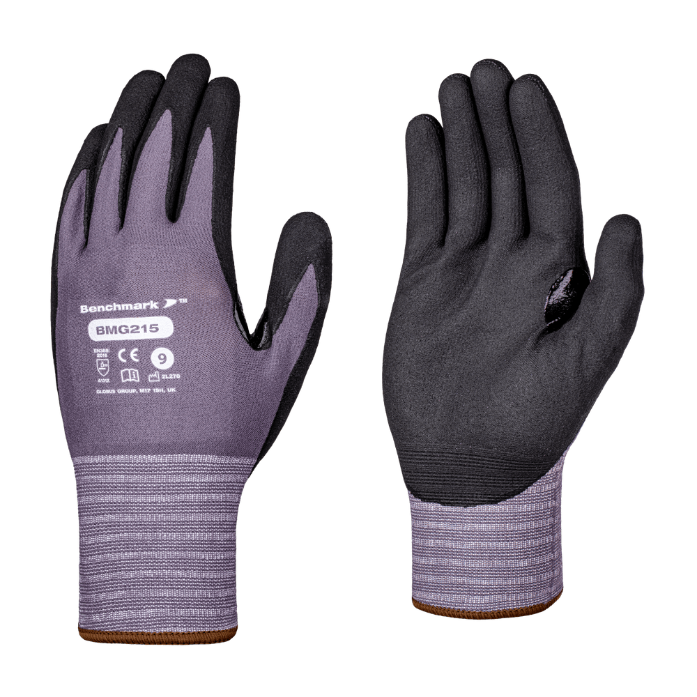BENCHMARK BMG215 Multi Purpose Nitrile Foam Coated Work Gloves