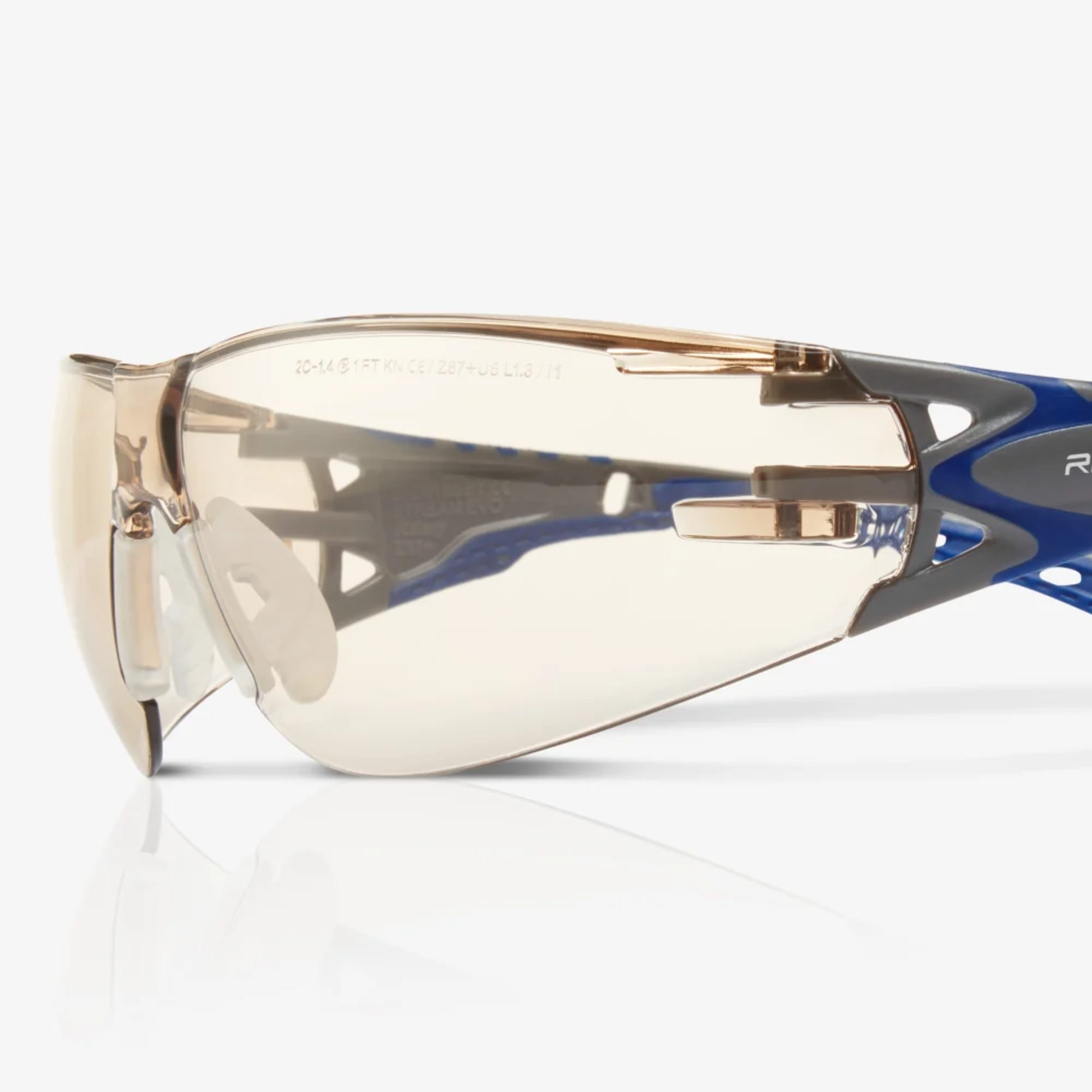 RILEY Stream Evo Eco Anti Fog Safety Glasses with LED Light Protective